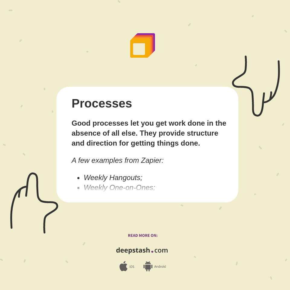 Processes - Deepstash