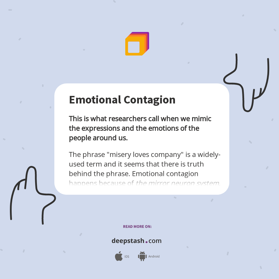 Emotional Contagion - Deepstash