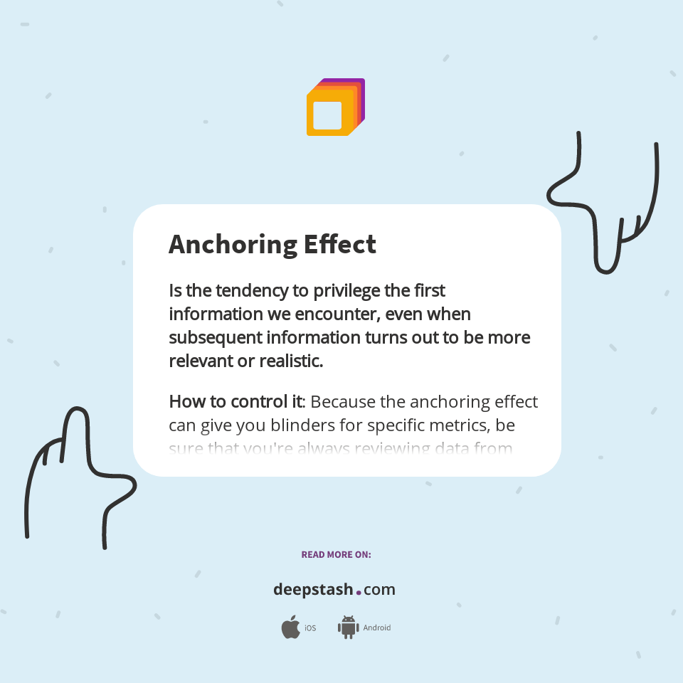 Anchoring Effect - Deepstash