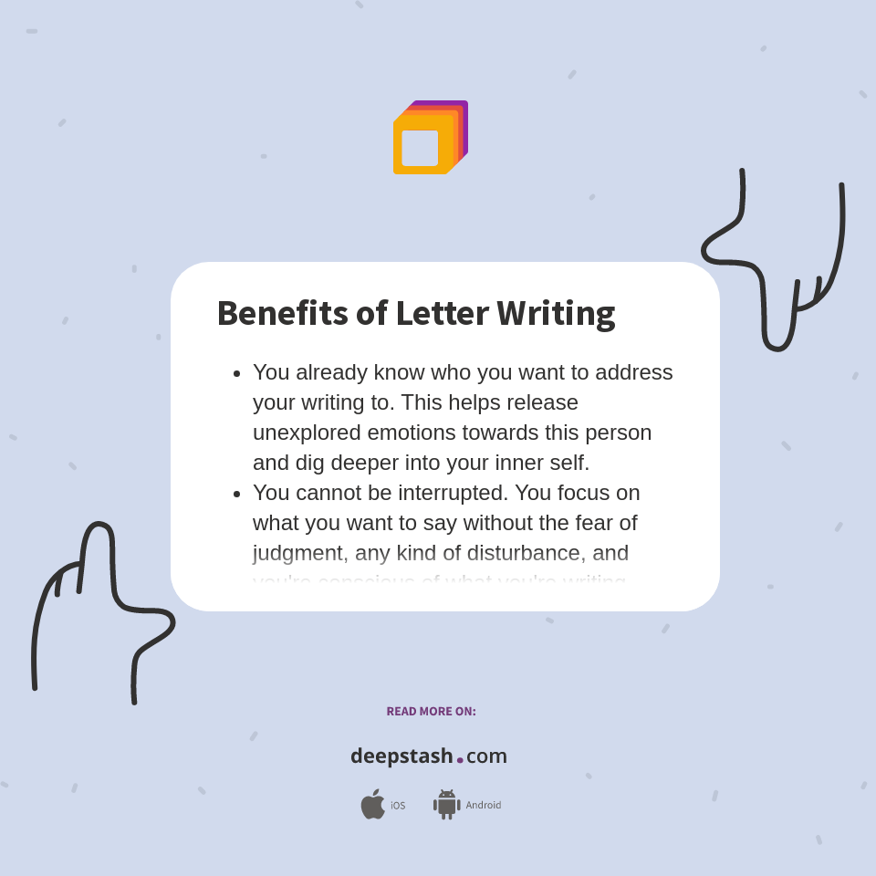Benefits of Letter Writing - Deepstash
