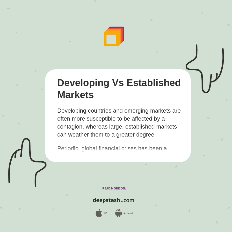 Developing Vs Established Markets - Deepstash