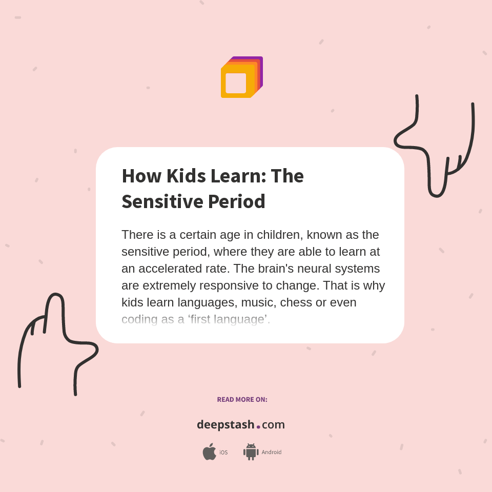 How Kids Learn: The Sensitive Period - Deepstash