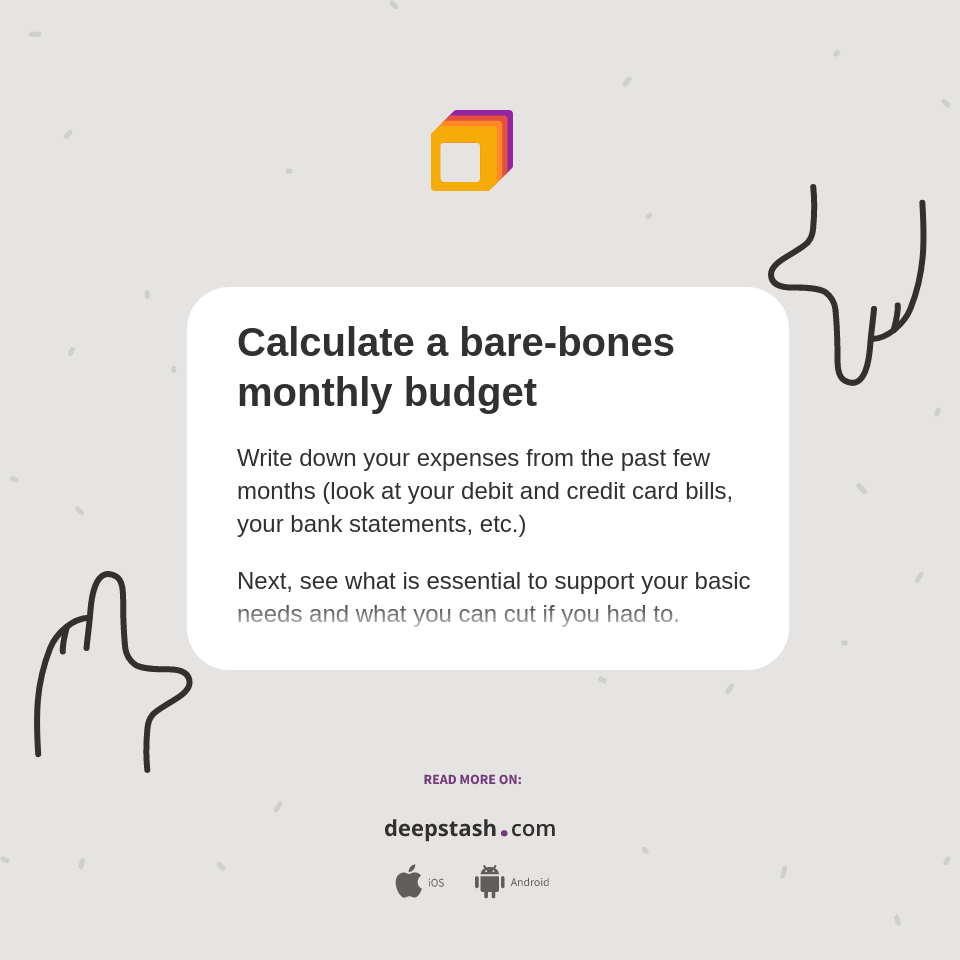 Calculate A Bare bones Monthly Budget Deepstash calculate-a-bare-bones-monthly-budget-deepstash