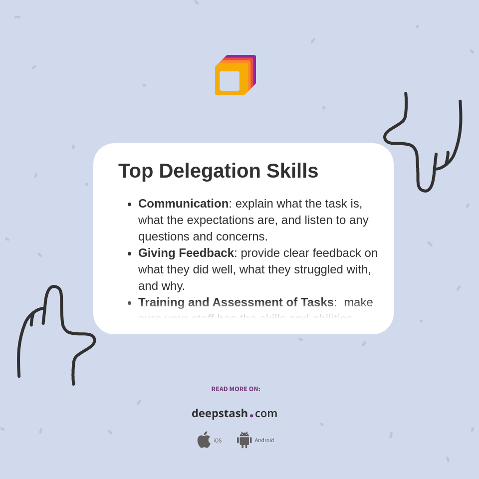 Top Delegation Skills - Deepstash