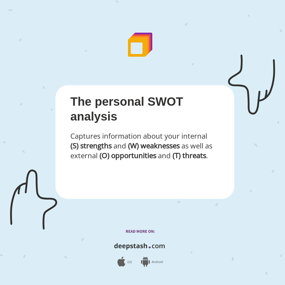 The personal SWOT analysis - Deepstash