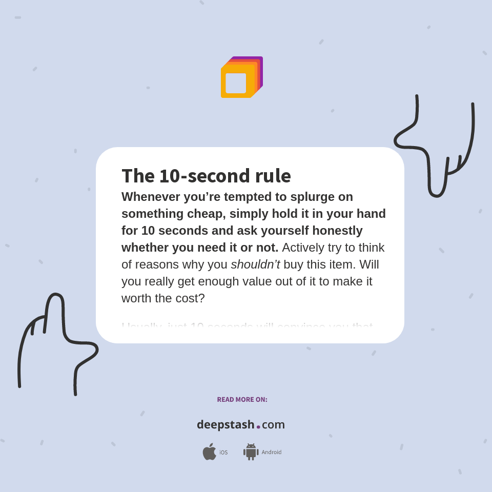 The 10 second Rule Deepstash The 10 second Rule Deepstash