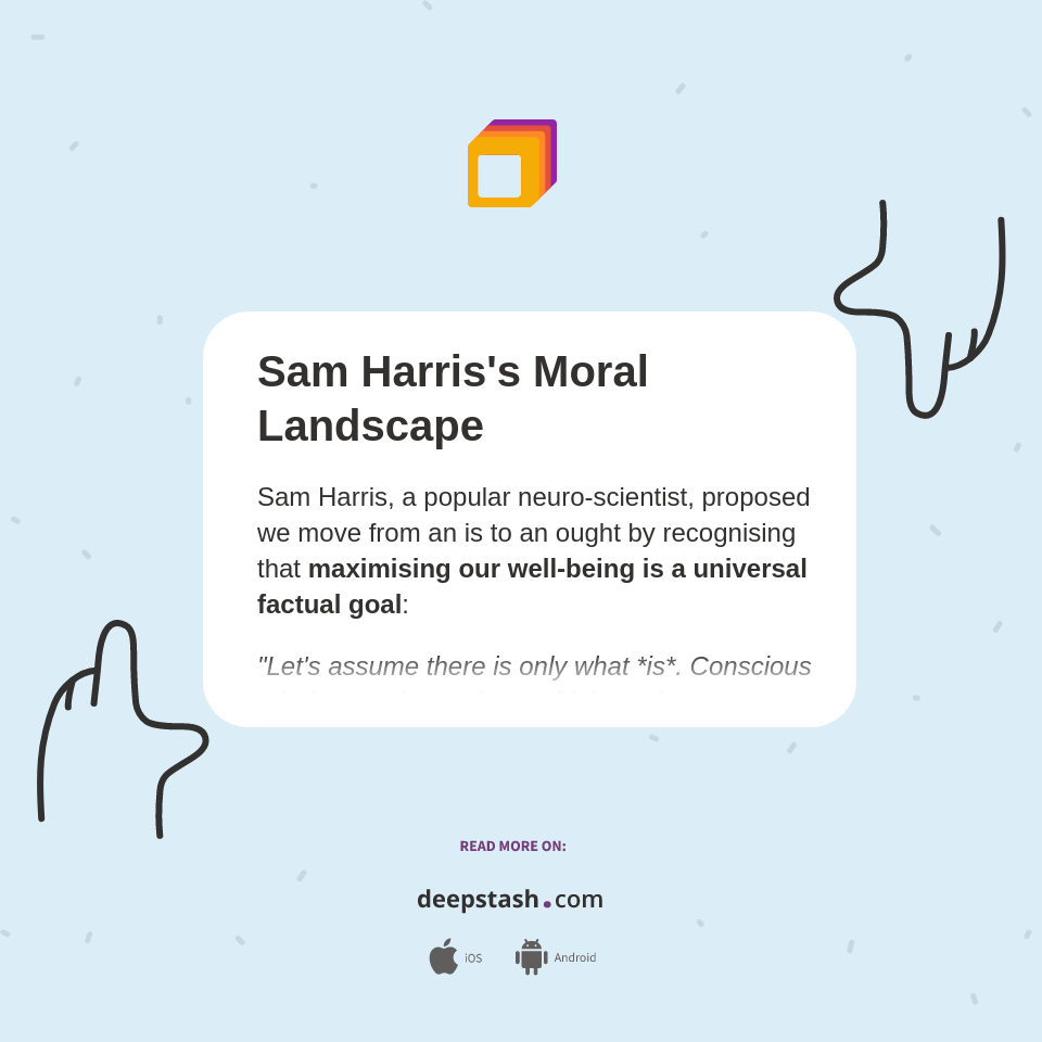 Sam Harris's Moral Landscape - Deepstash