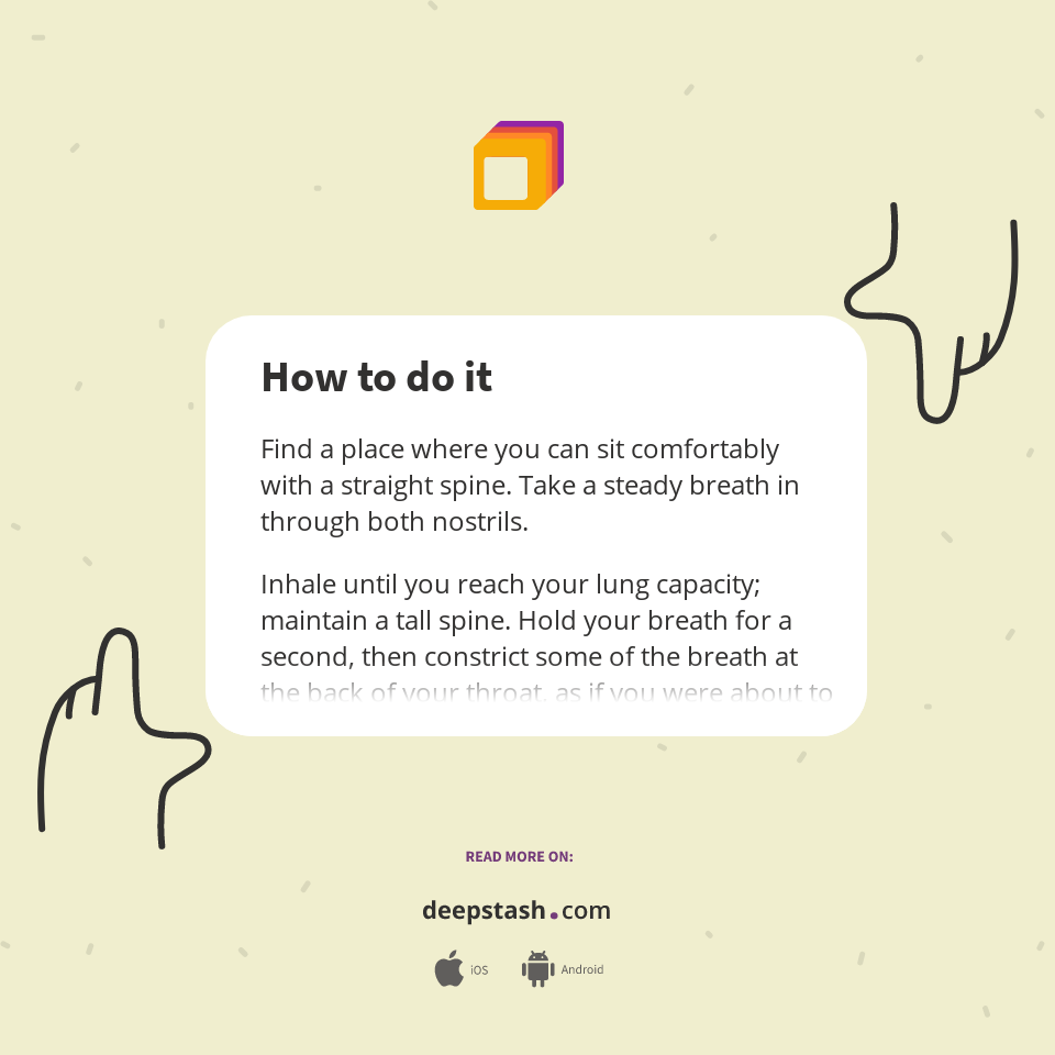 How to do it - Deepstash