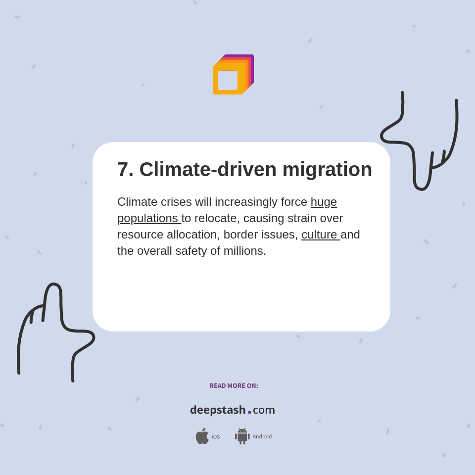 7. Climate-driven migration - Deepstash