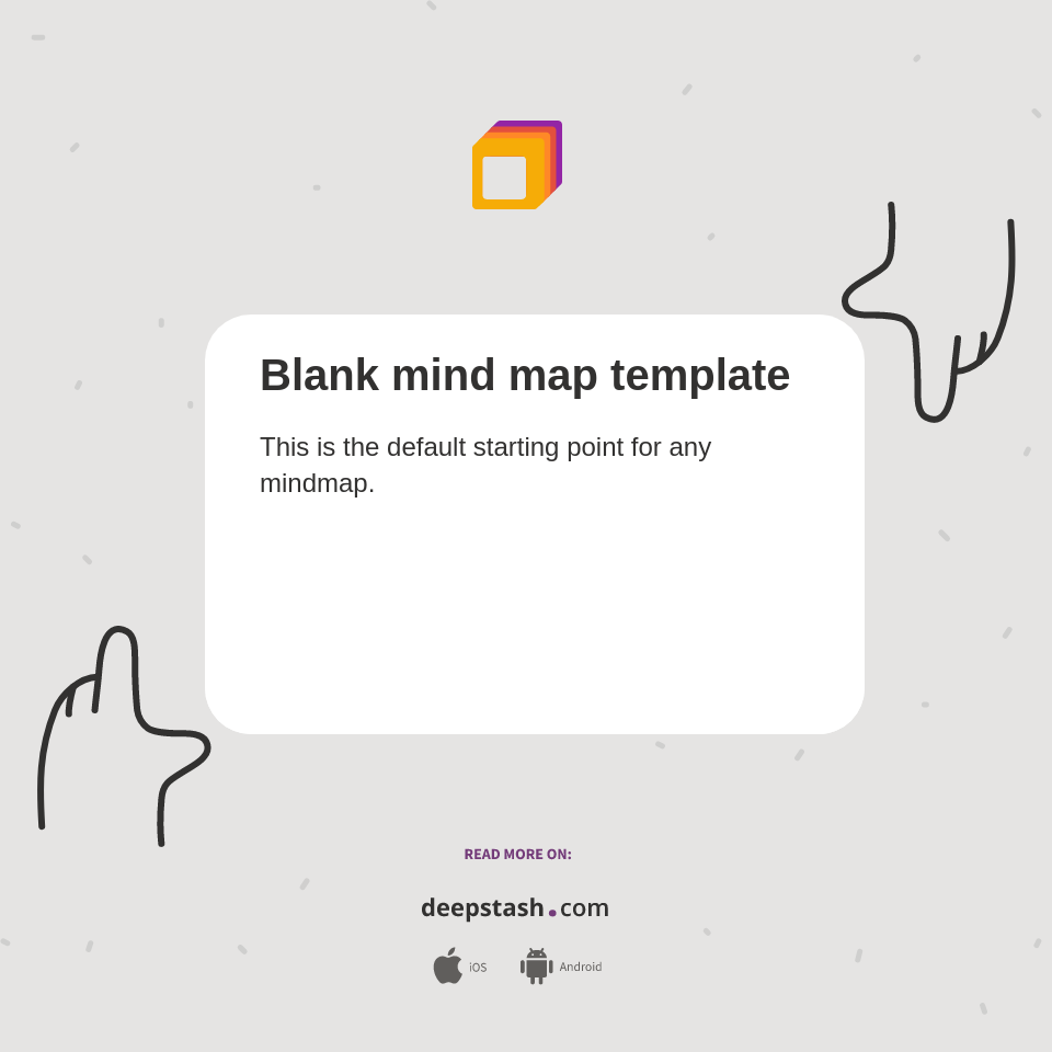 Blank mind map template - Deepstash
