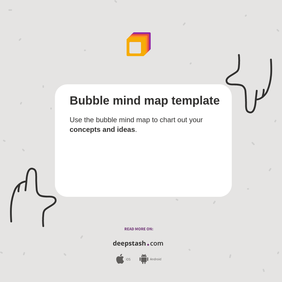 Bubble mind map template - Deepstash