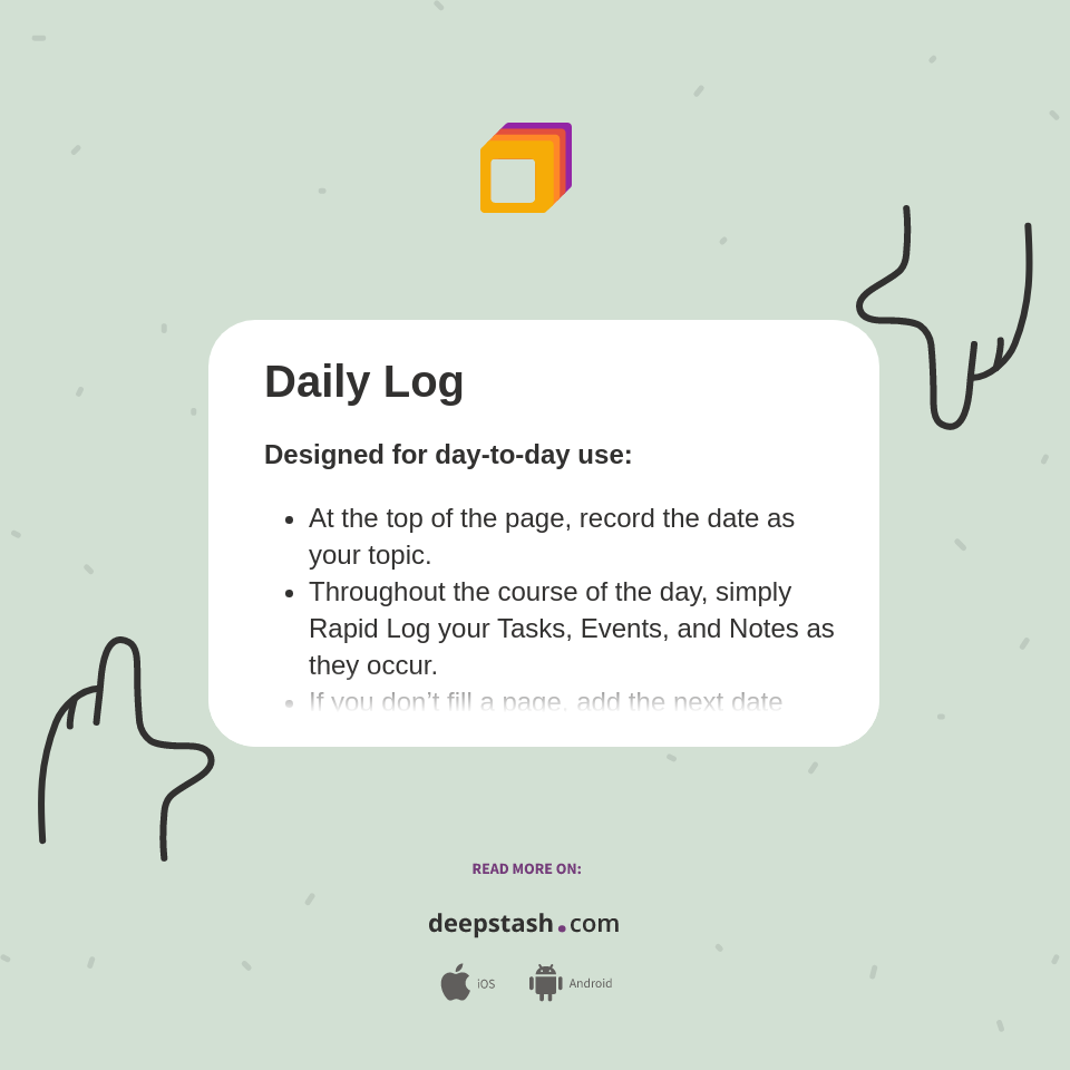 Daily Log - Deepstash