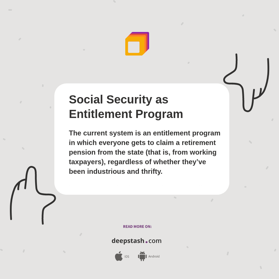 Social Security as Entitlement Program - Deepstash