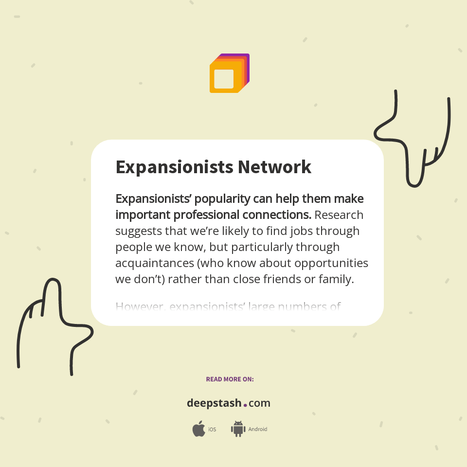 Expansionists Network - Deepstash