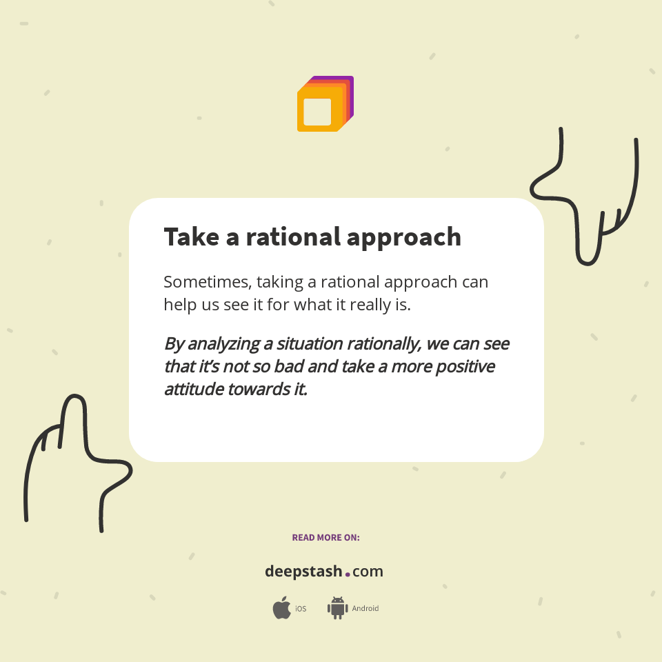 Take a rational approach - Deepstash