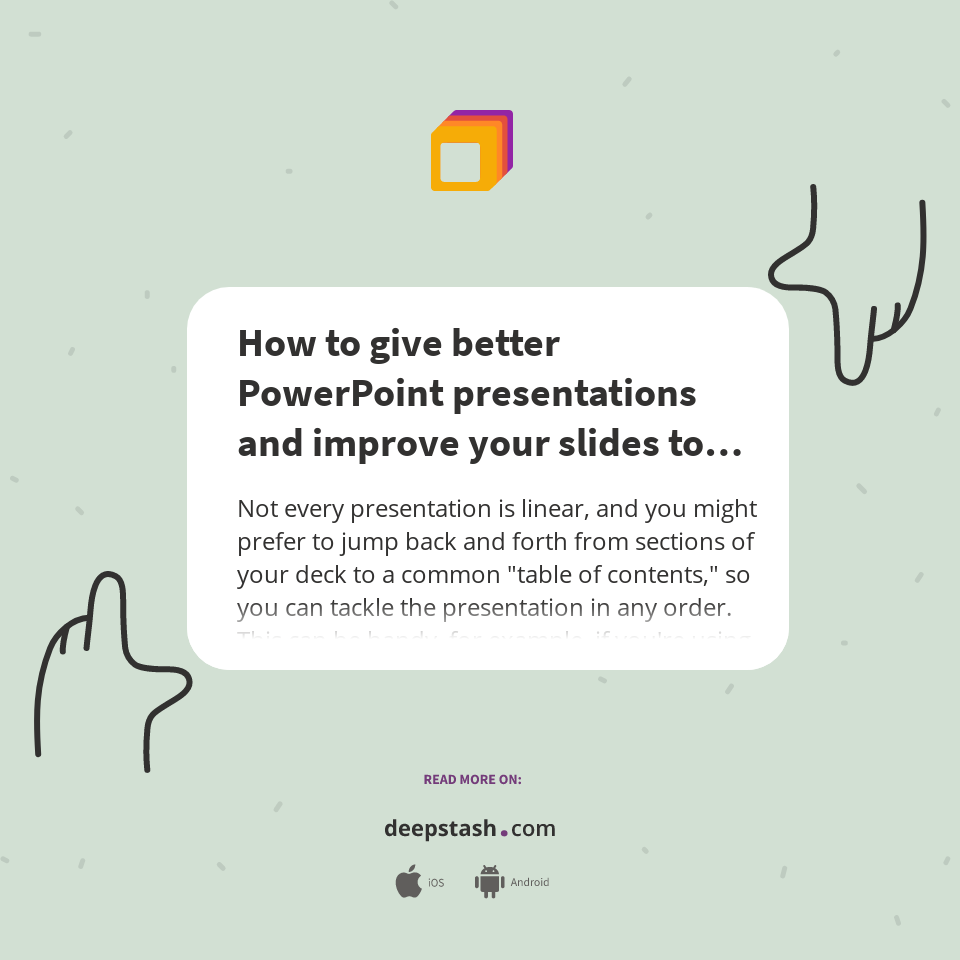 How to give better PowerPoint presentations and improve your slides to ...