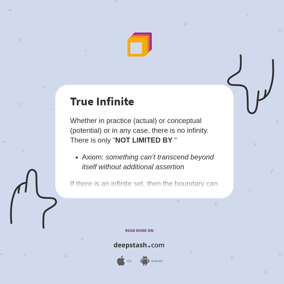 True Infinite - Deepstash
