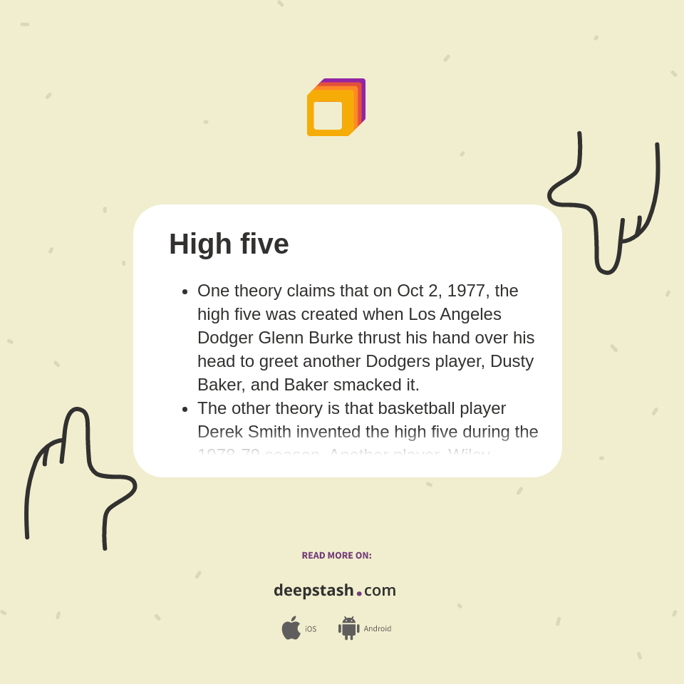 High five - Deepstash