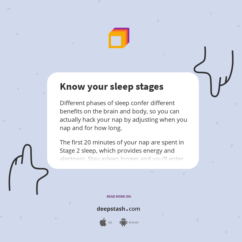 Know your sleep stages - Deepstash