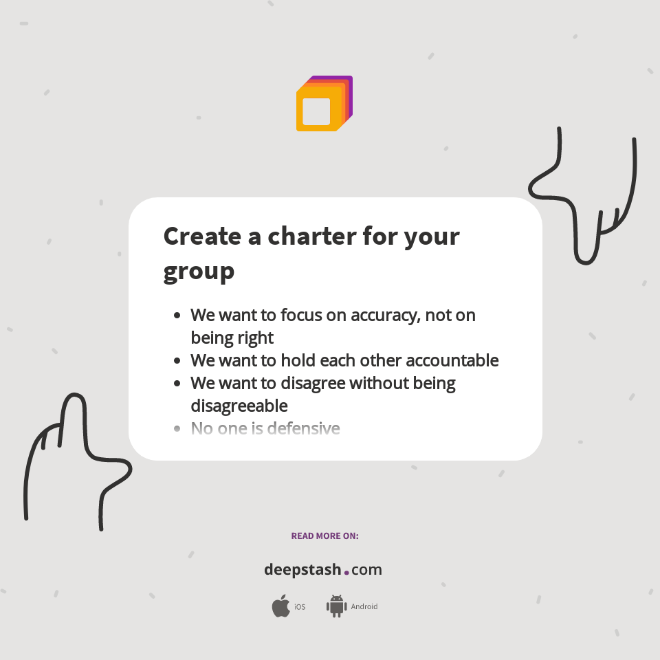 Create a charter for your group - Deepstash