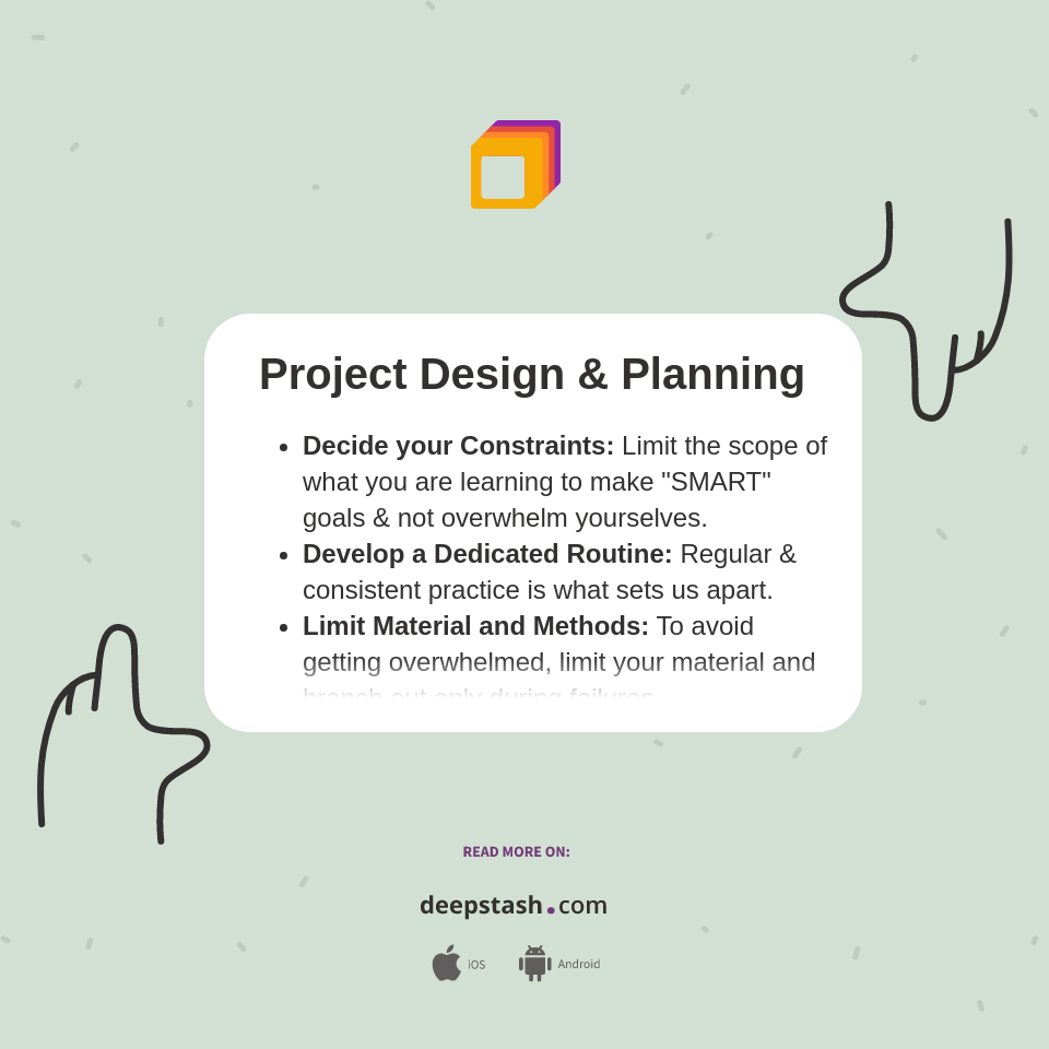 Project Design & Planning - Deepstash
