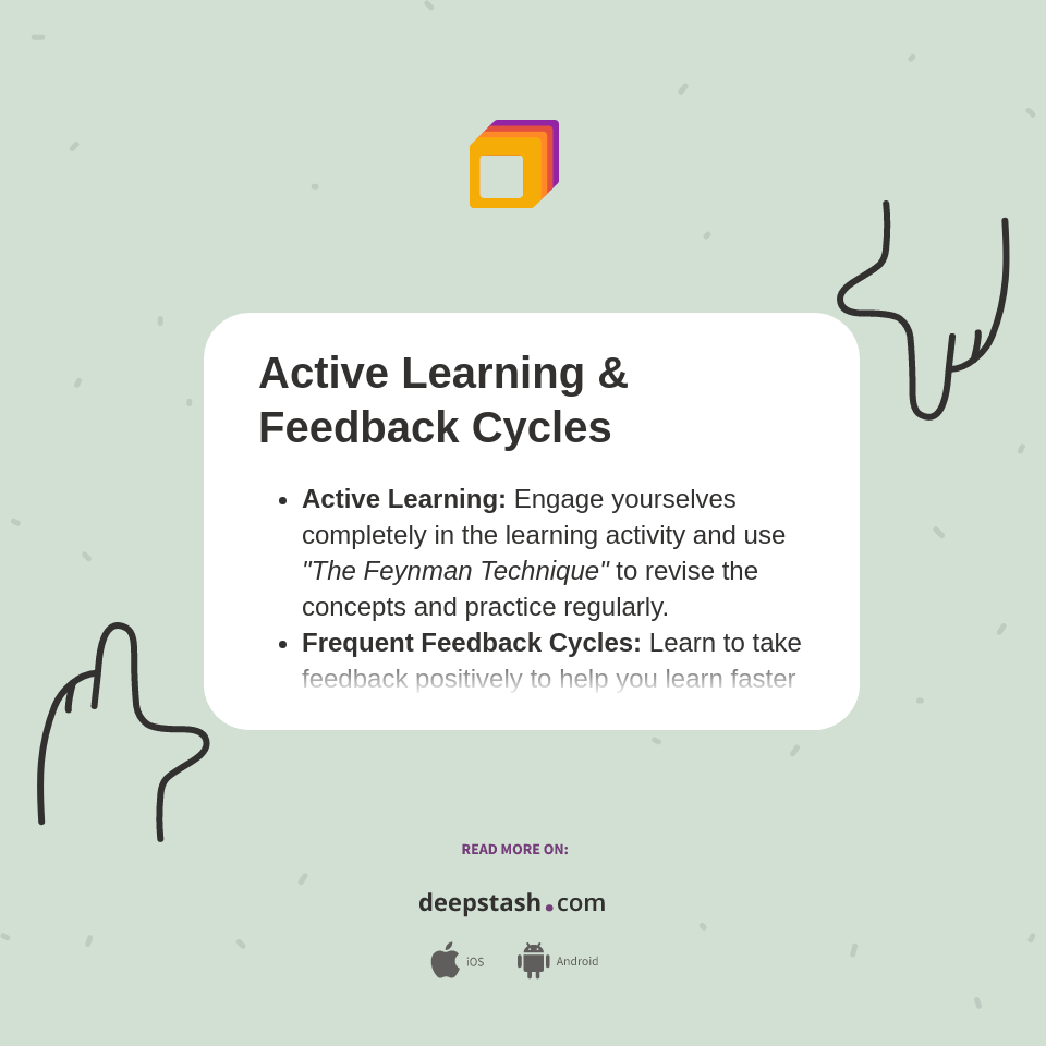 Active Learning & Feedback Cycles - Deepstash
