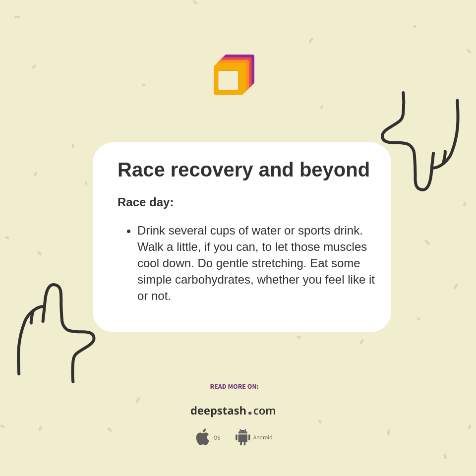 Race recovery and beyond - Deepstash