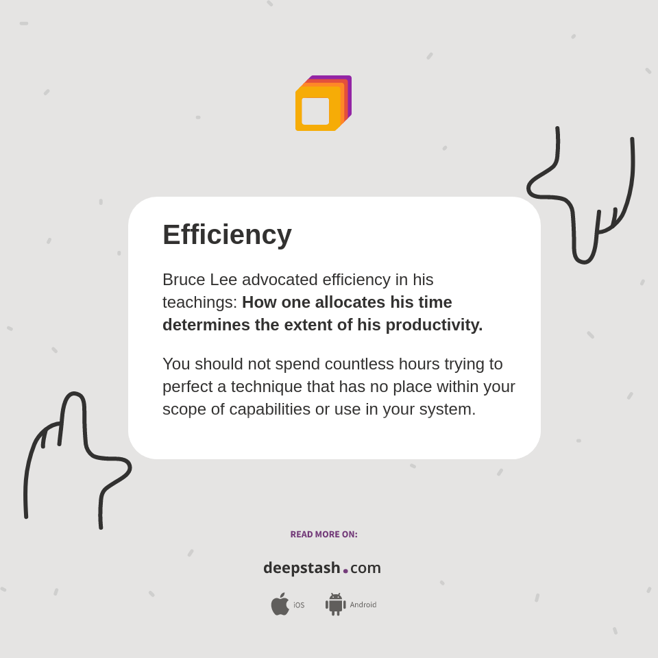 Efficiency Deepstash