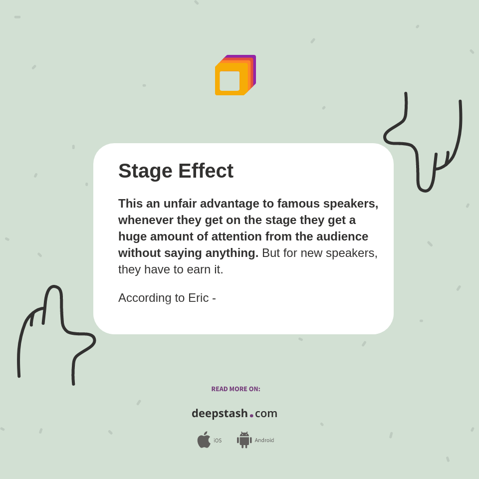 Stage Effect - Deepstash