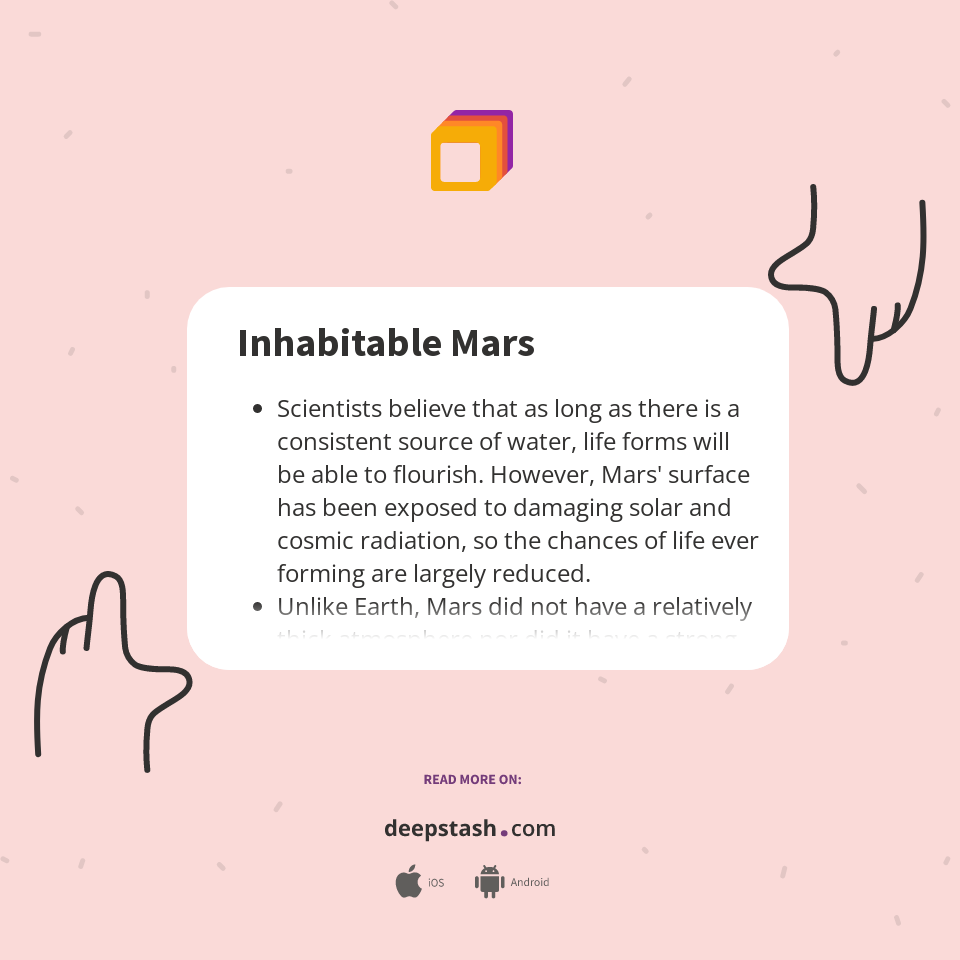 Inhabitable Mars - Deepstash