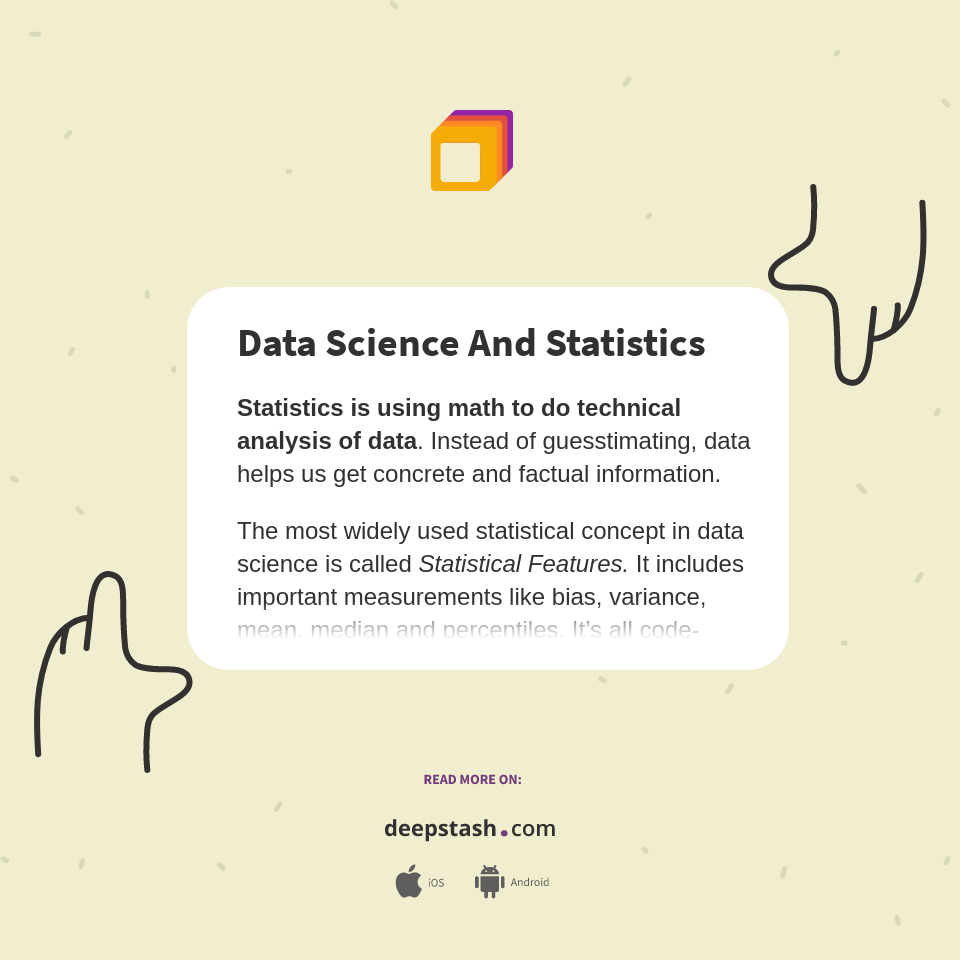 Data Science And Statistics - Deepstash