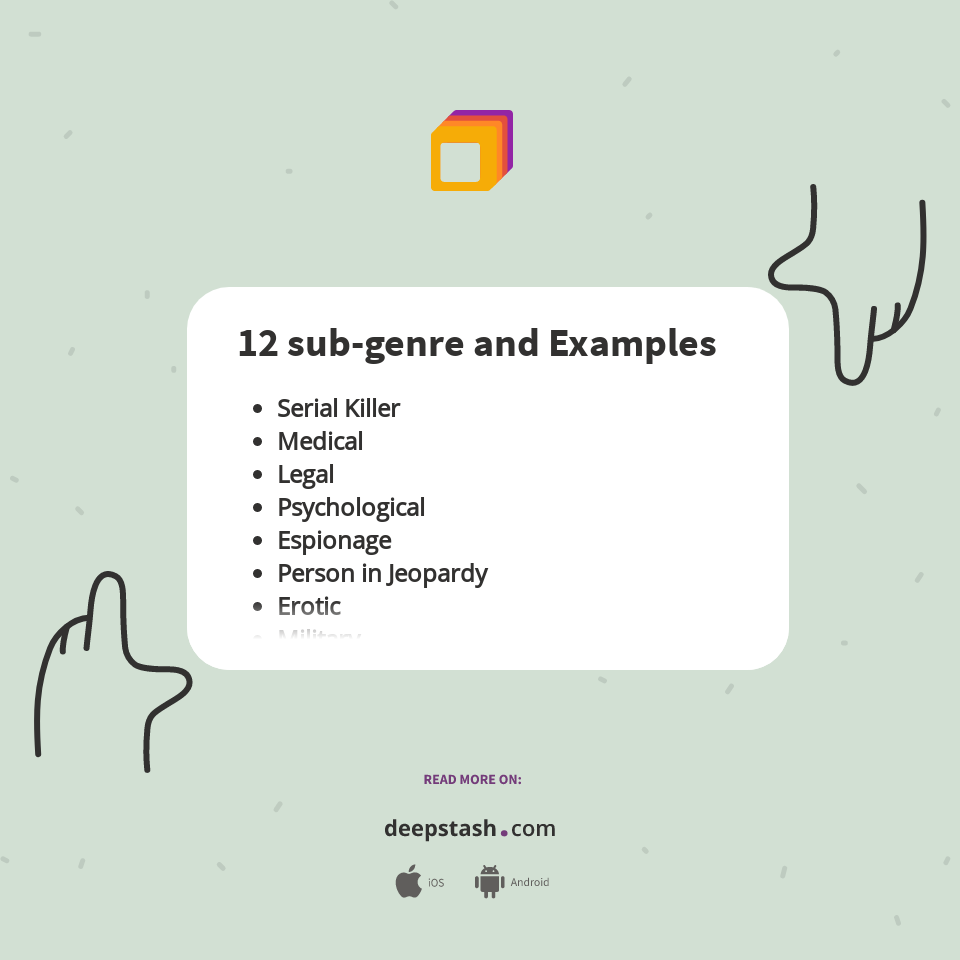12 sub-genre and Examples - Deepstash