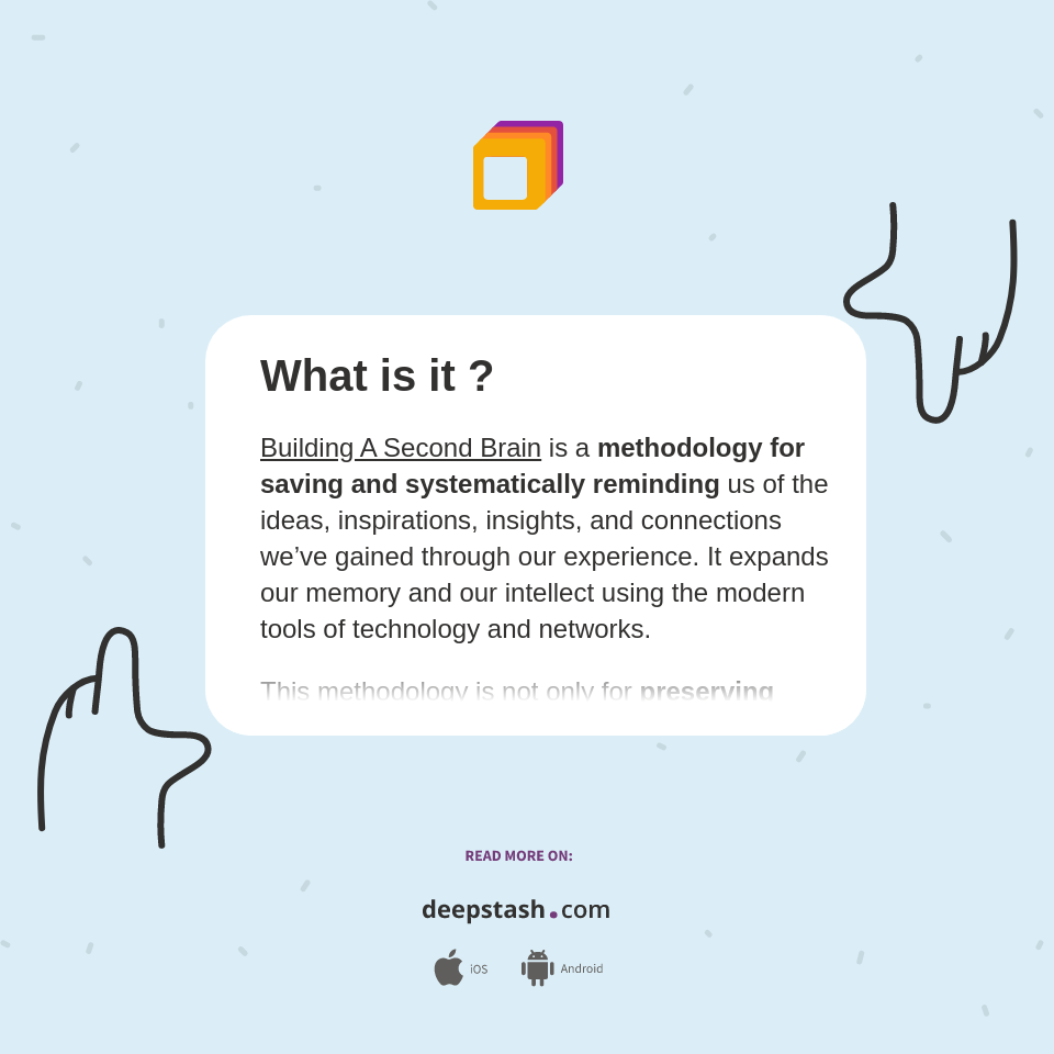 What is it ? - Deepstash