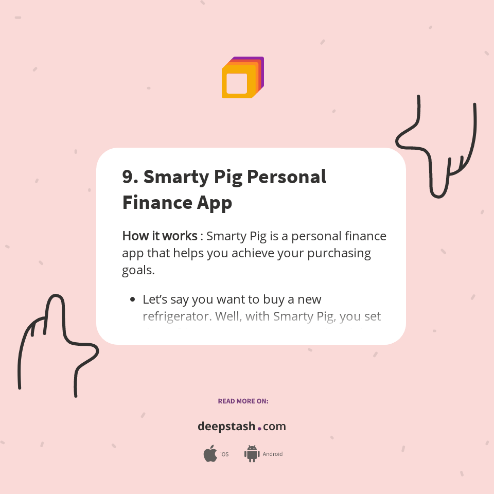 9. Smarty Pig Personal Finance App - Deepstash