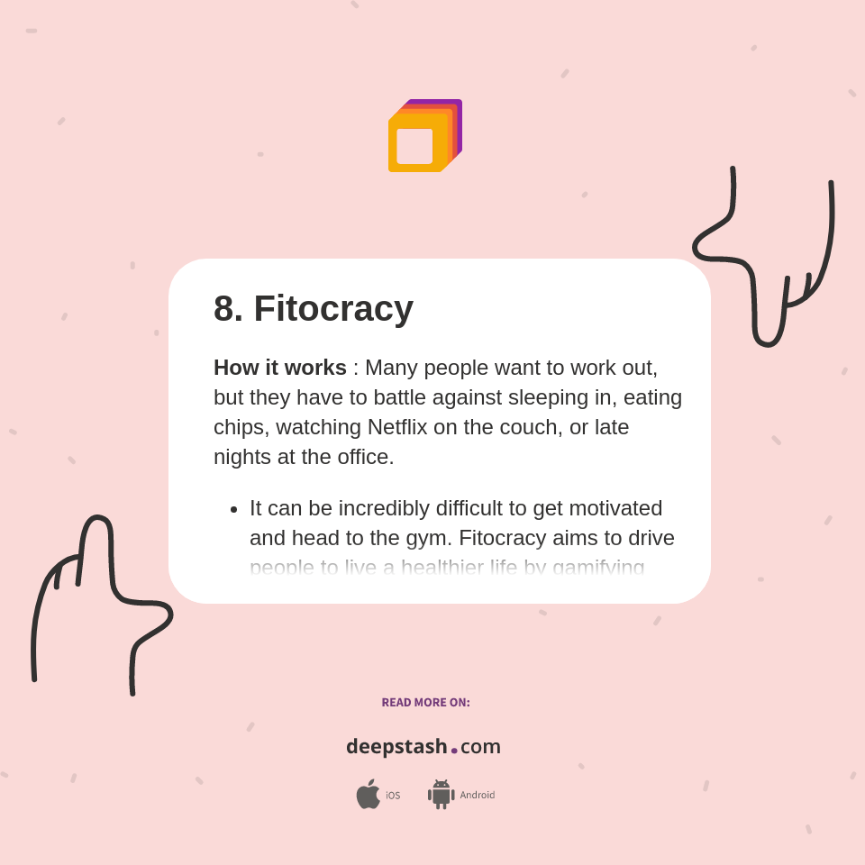 8. Fitocracy - Deepstash