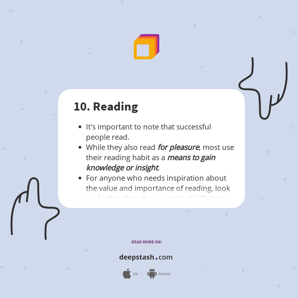 10. Reading - Deepstash