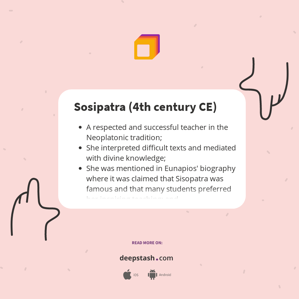 Sosipatra (4th century CE) - Deepstash