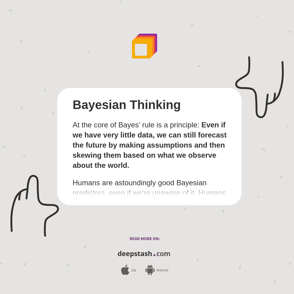Bayesian Thinking - Deepstash