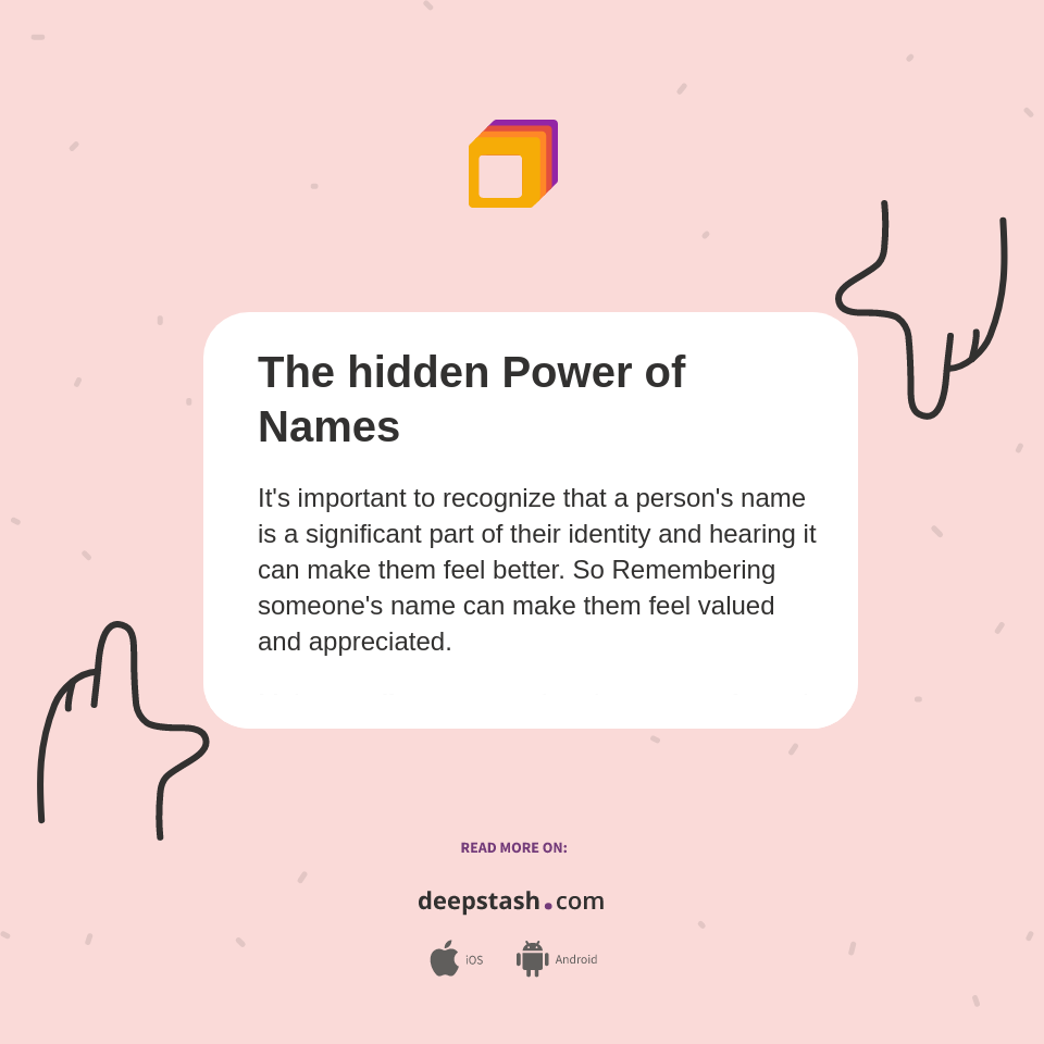 The hidden Power of Names - Deepstash