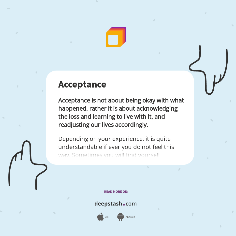 Acceptance - Deepstash