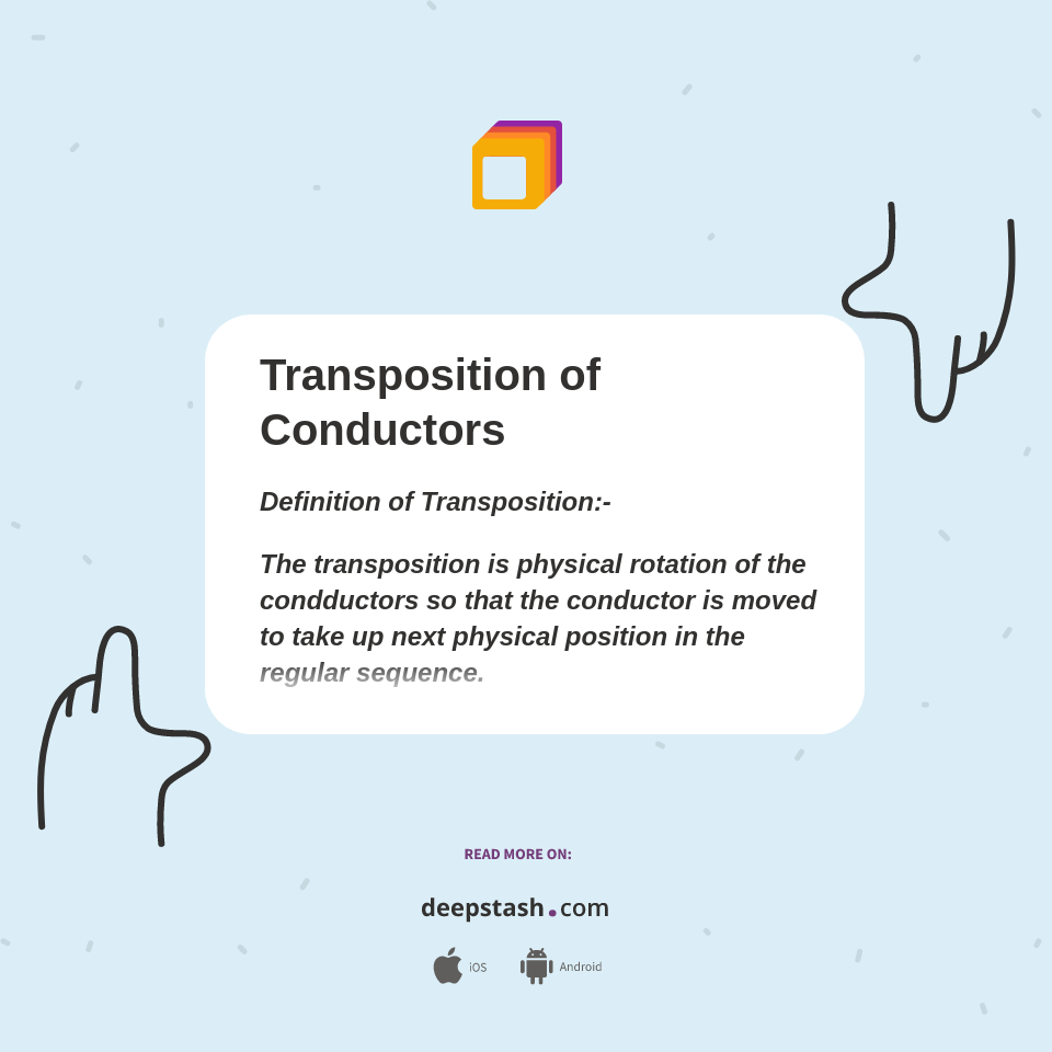 Transposition of Conductors - Deepstash