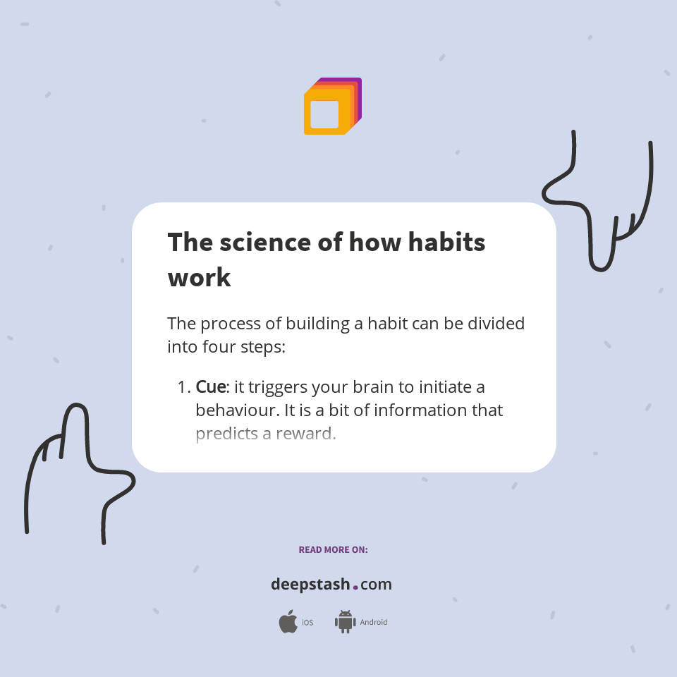 The science of how habits work - Deepstash