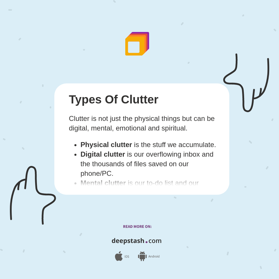 Types Of Clutter - Deepstash