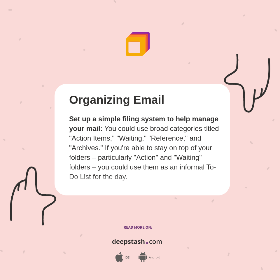 Organizing Email - Deepstash