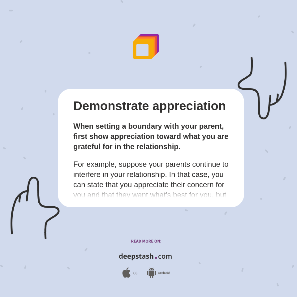 Demonstrate appreciation - Deepstash
