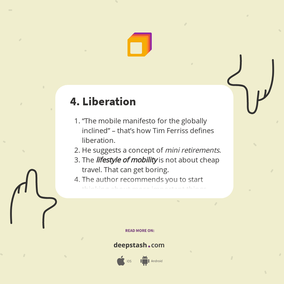 4. Liberation - Deepstash