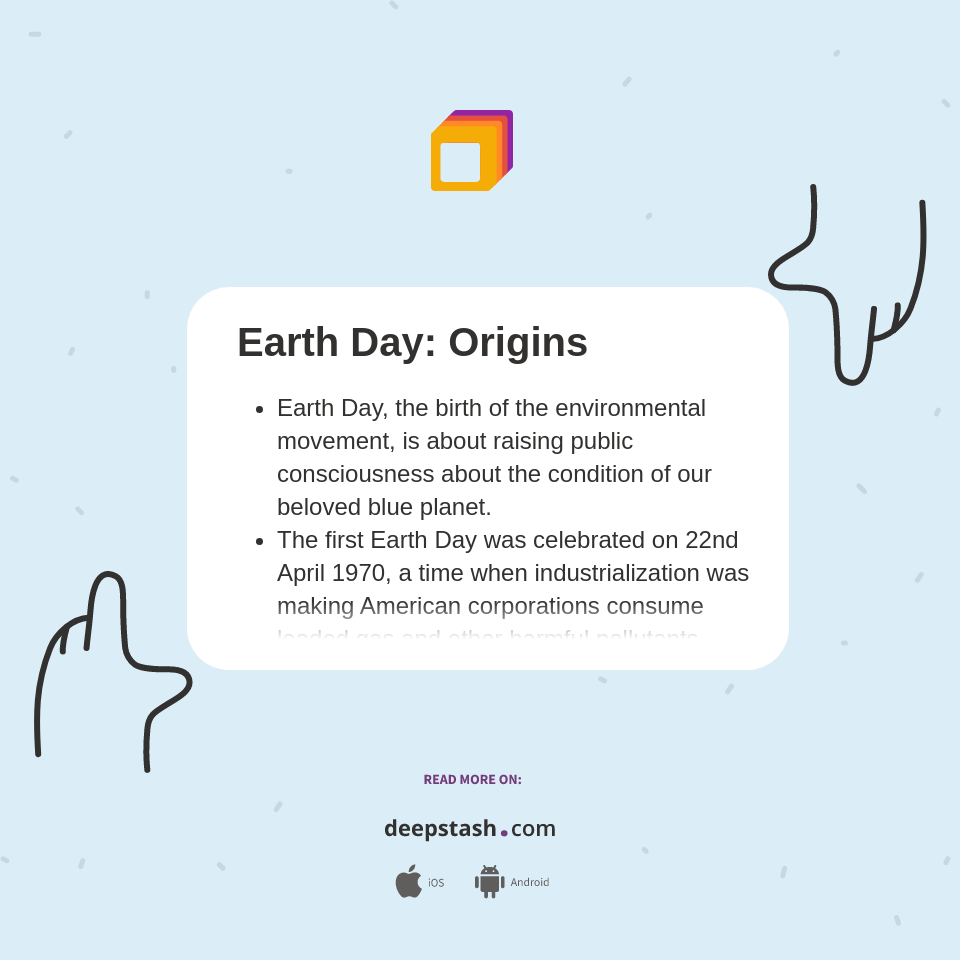 Earth Day: Origins - Deepstash