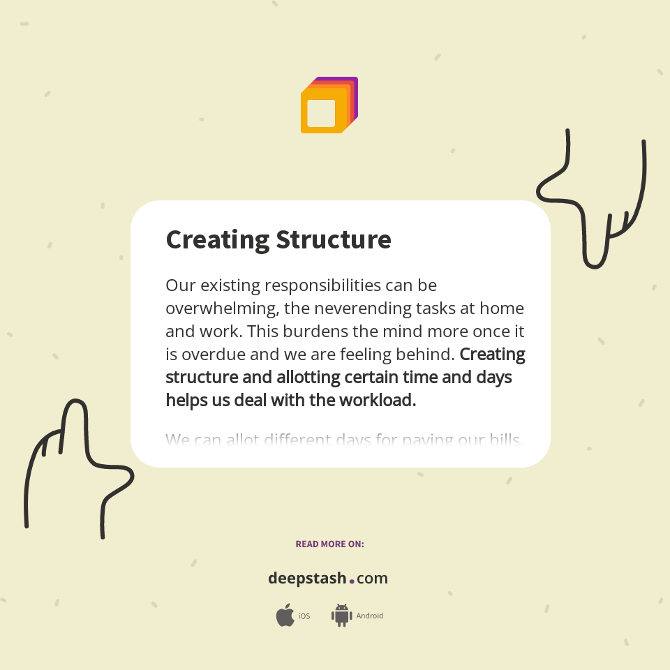 Creating Structure - Deepstash