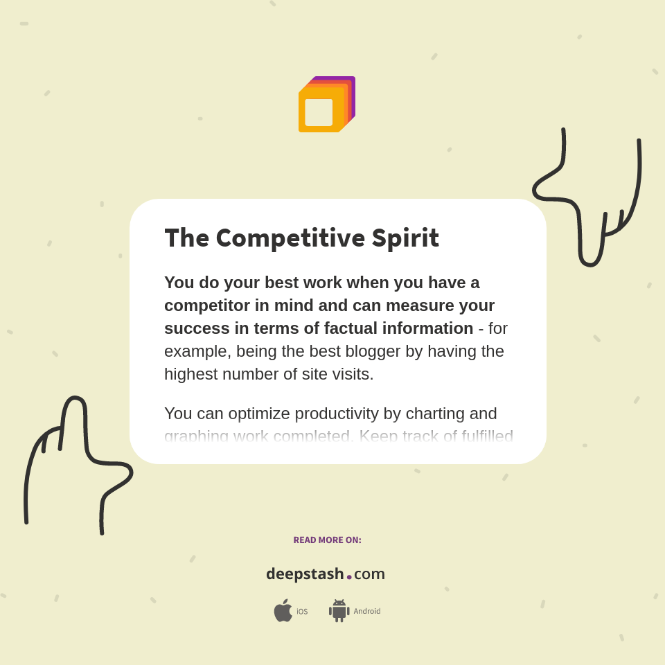 The Competitive Spirit - Deepstash