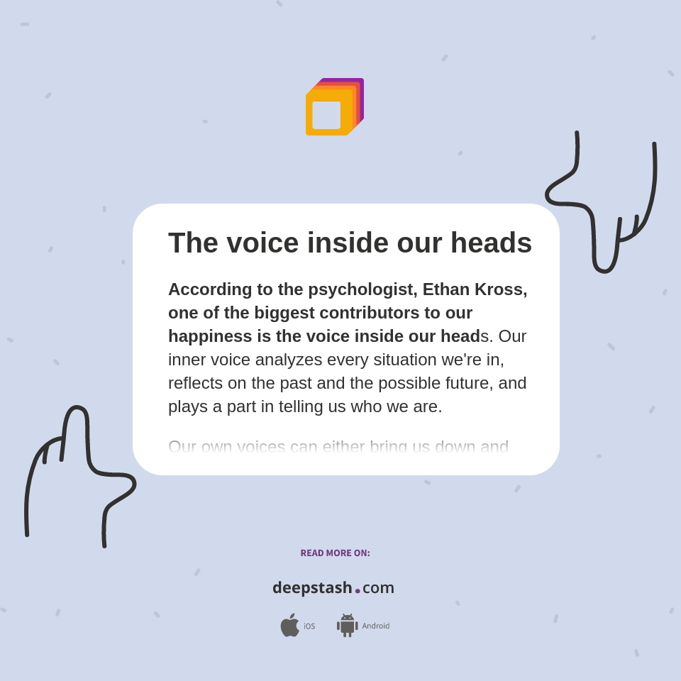 The voice inside our heads - Deepstash